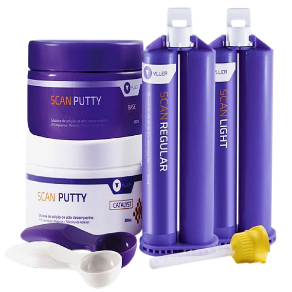 Kit Silicone de Adição Scan Putty + Scan Light 50ml - Newdental ...