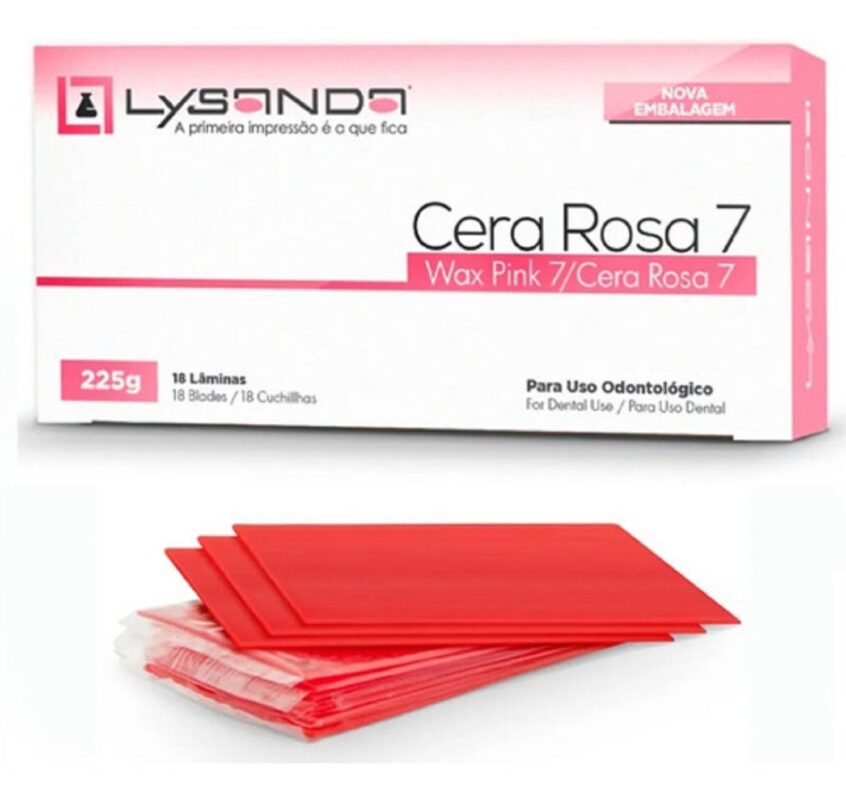 Cera 7 Rosa - Lysanda - Newdental Produtos Odontológicos